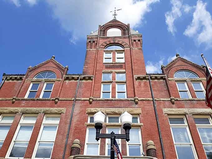 Looking up at this architectural masterpiece, you understand why they don't build them like this anymore.