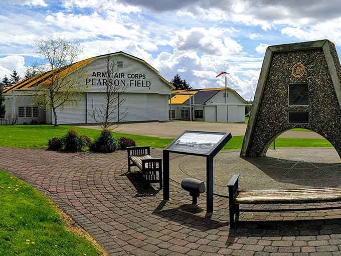 Pearson Air Museum celebrates aviation history where vintage aircraft rest, reminding us when flying meant adventure, not removing shoes.