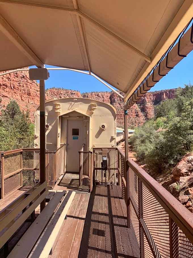 Those benches have seen countless sunset watchers, eagle spotters, and people remembering why they moved to Arizona.