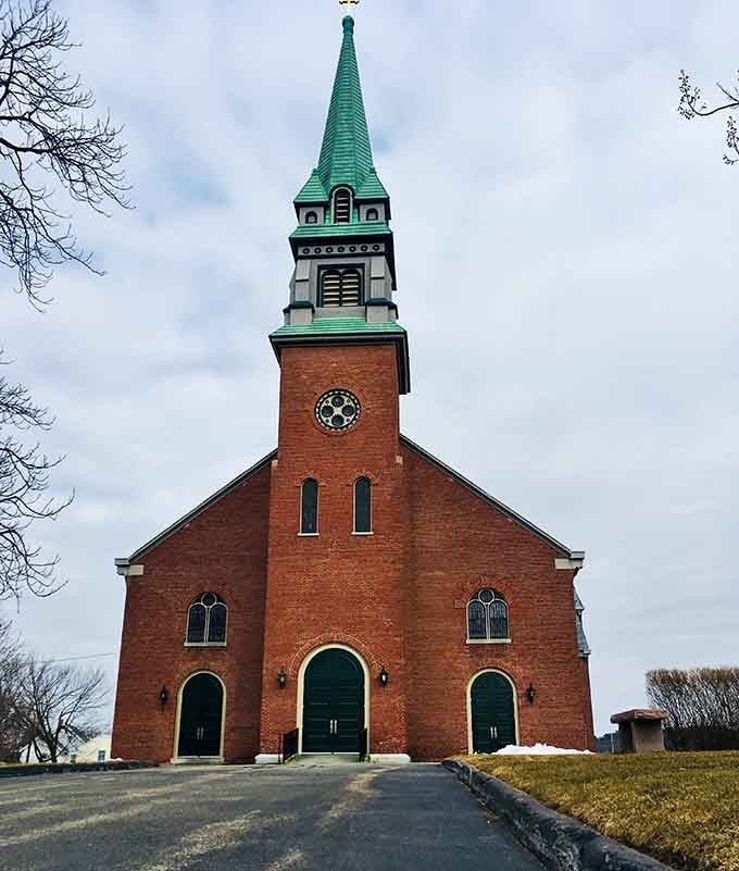 This brick church with its green spire has been a Waltham landmark for generations of families.