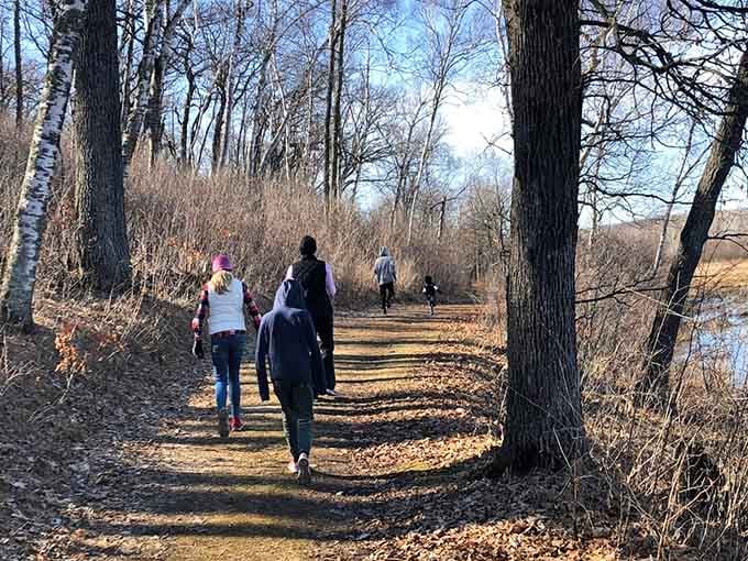Autumn trails that crunch underfoot like the world's most satisfying breakfast cereal, but infinitely more peaceful.