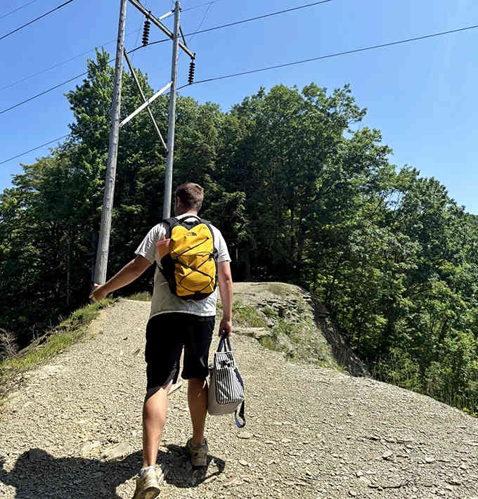 That yellow backpack is about to discover why some people never stop talking about this place.