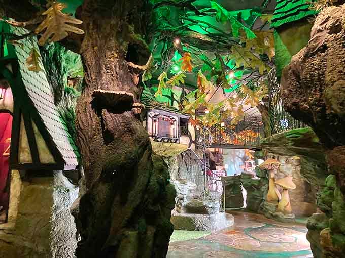 The enchanted forest realm looks like Narnia decided to set up permanent residence in the Dells.
