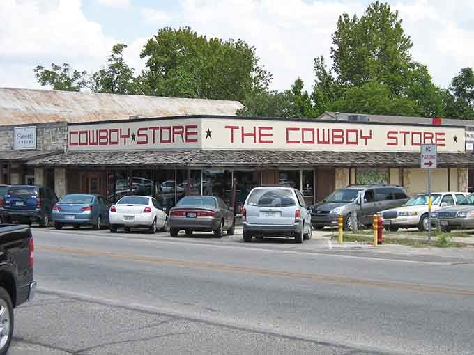 The Cowboy Store stands ready to outfit you in authentic Western wear, boots and all included.