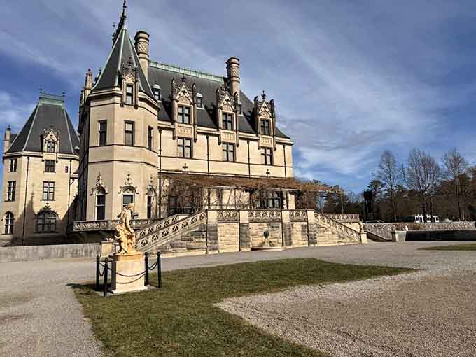 The grand staircase alone probably has more square footage than your first apartment, and twice the elegance.