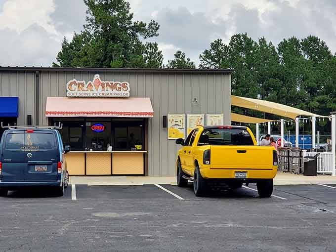 That bright yellow truck knows exactly where to park&mdash;right in front of creamy, dreamy soft serve heaven.