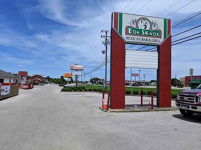 The main street in Cynthiana offers local restaurants and shops where you can grab a bite and explore the town's charm.