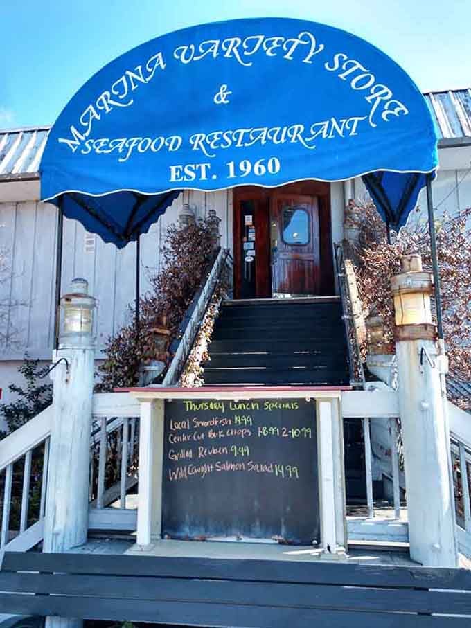 That brilliant blue awning has been welcoming hungry diners since 1960 &ndash; talk about standing the test of time!