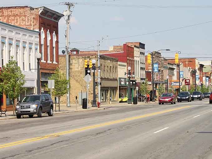 Classic storefronts and vintage signage transport you straight back to when Main Street was America's shopping center.