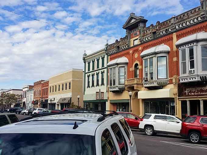 Victorian architecture meets modern life in these ornate facades that refuse to fade into history's background.