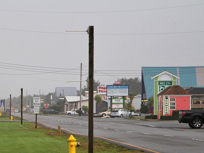 Misty mornings give the town a mysterious quality, like stumbling onto a movie set before the cameras roll.