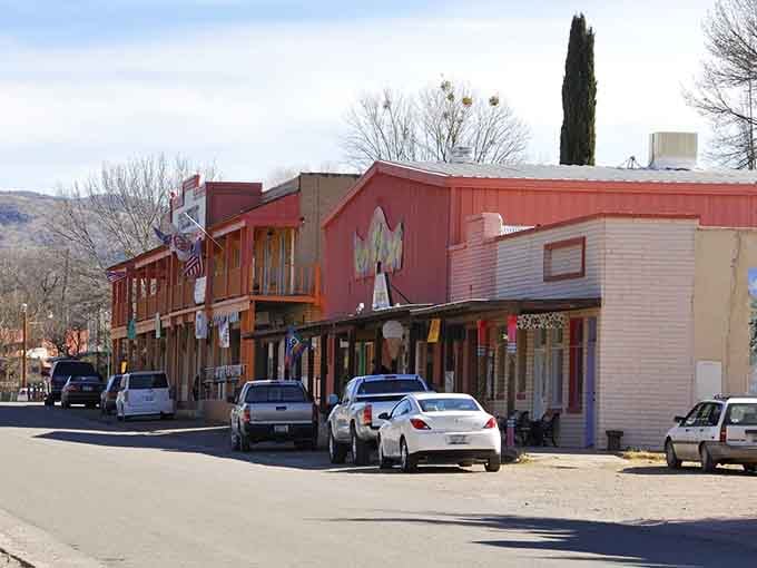 Old Western storefronts stand shoulder to shoulder like characters from a classic film, waiting to share their stories.
