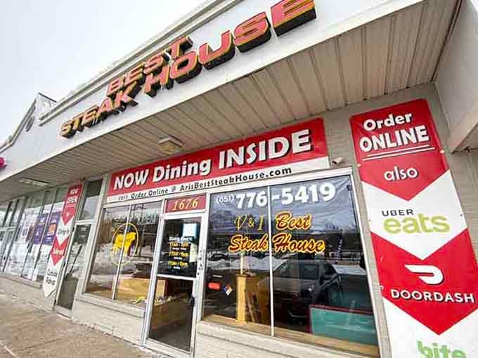 The cow silhouette says it all: serious beef served here since 1973, no apologies, just delicious tradition.