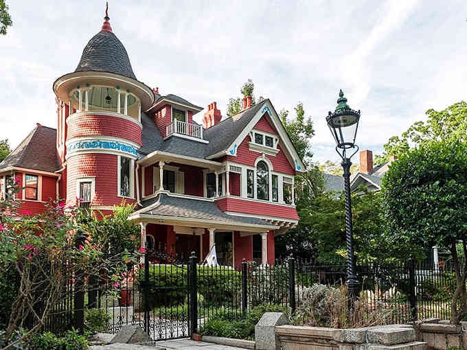 This Victorian beauty with its turret and wraparound porch could star in any romantic movie about gracious Southern living.
