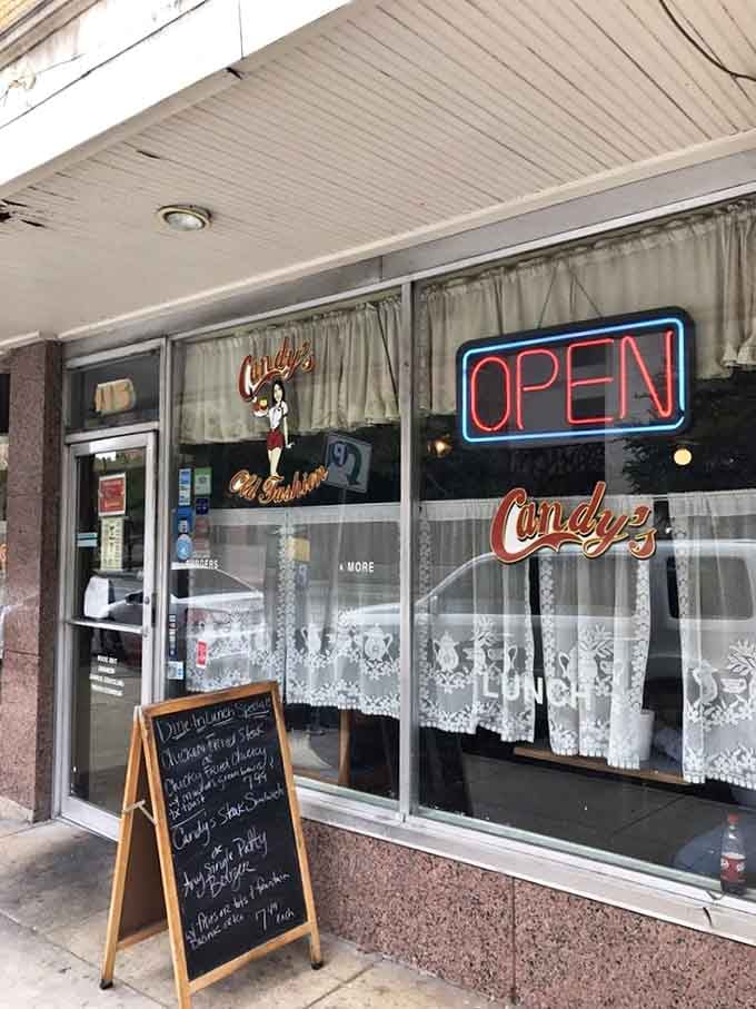 That chalkboard menu outside promises daily specials made with the kind of care your grandmother would approve of.