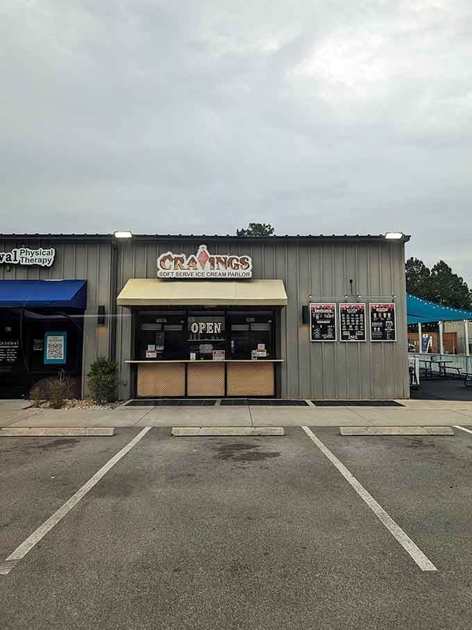 Simple storefront design proves you don't need fancy architecture when you're serving something this genuinely delicious.