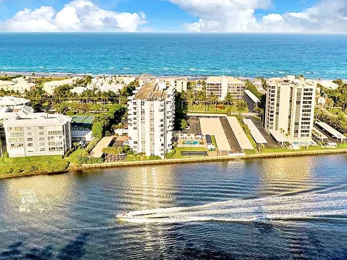 Waterfront living meets ocean breezes where the Atlantic sparkles like a million diamonds you can actually afford.
