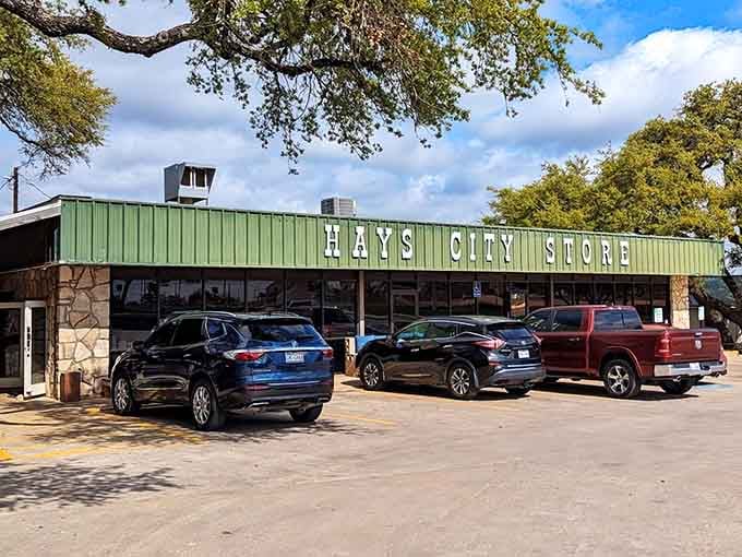 That full parking lot under blue skies tells you everything about where the locals choose to eat.