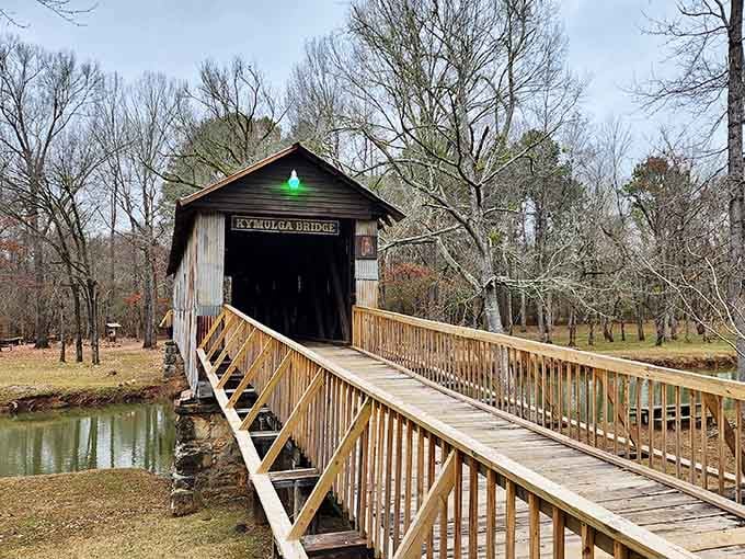 The long approach ramp builds anticipation, like the opening credits to your favorite classic movie.