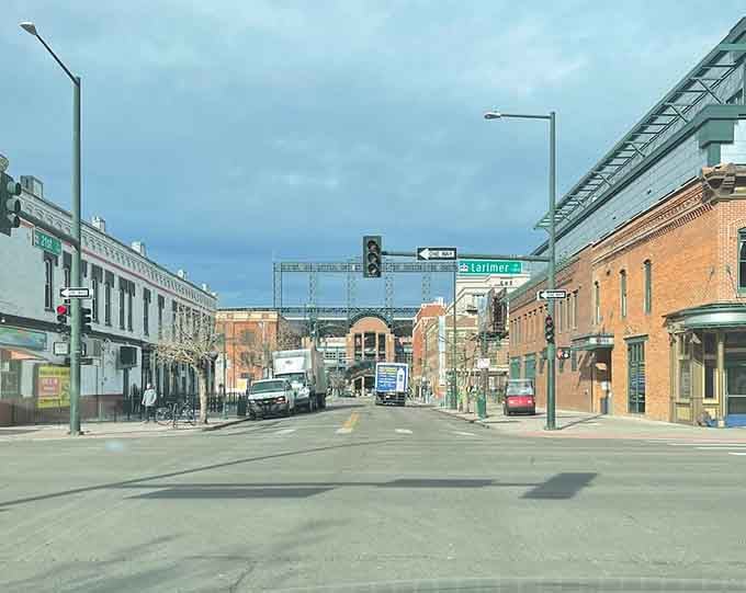 Early morning light bathes these quiet streets in blue, promising the city will wake up delicious soon.
