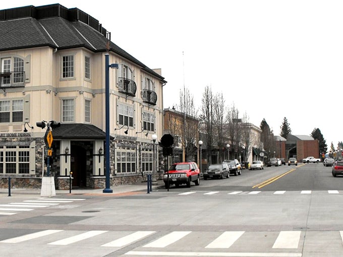 European-style architecture meets Pacific Northwest sensibility, creating streets that feel both worldly and wonderfully welcoming at once.