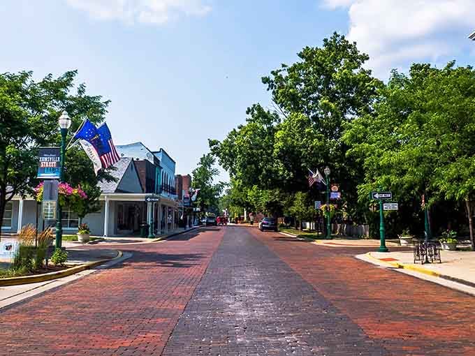 Those brick pavers underfoot tell you this town takes pride in details, from the flowers to the friendly faces you'll meet.