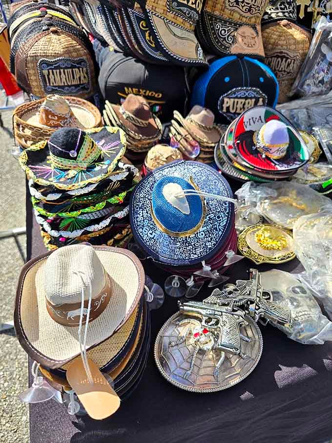 From cowboy hats to baseball caps, there's headwear here for every personality and questionable fashion choice.