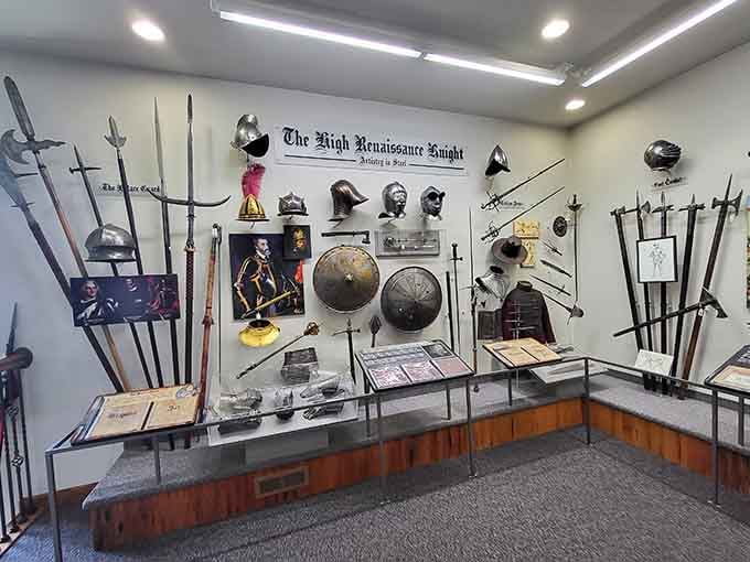 Inside Castlerock Museum, swords and armor prove history was way more metal than your high school textbooks suggested.