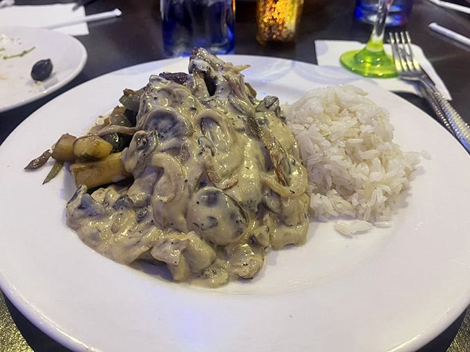 Beef stroganoff so creamy and tender it makes you wonder why you ever settled for the boxed stuff from 1987.