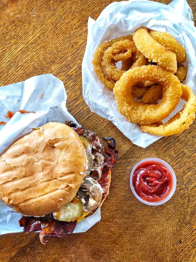 When bacon meets beef meets cheese, angels sing and cardiologists schedule extra office hours for next week.