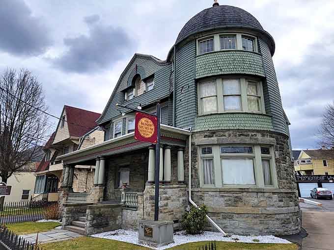 Victorian elegance meets quirky museum vibes in a building that's fancier than most people's wedding venues back home.
