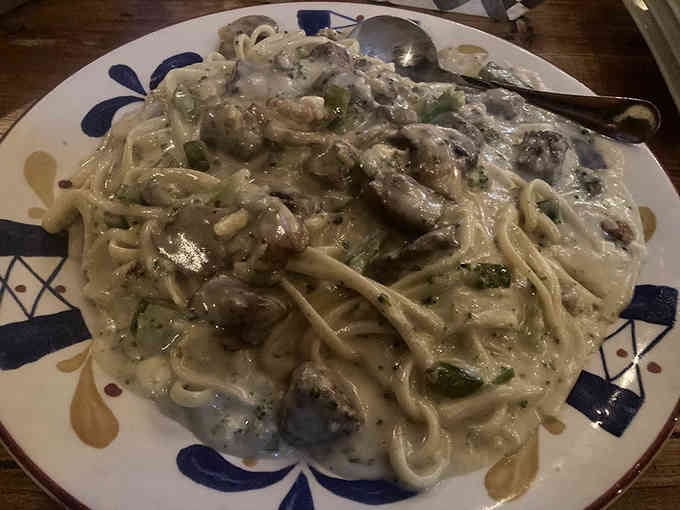 Creamy pasta loaded with steak and gorgonzola delivers comfort food sophistication that'll have you scraping the plate clean.