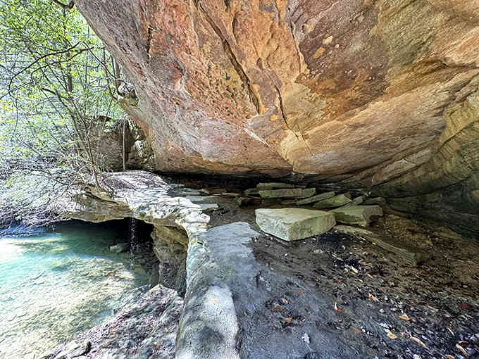 These layered rock formations tell stories older than your great-great-great-grandparents could imagine.