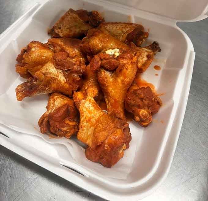 Golden, crispy chicken wings that look like they just won the lottery and want to share their good fortune.