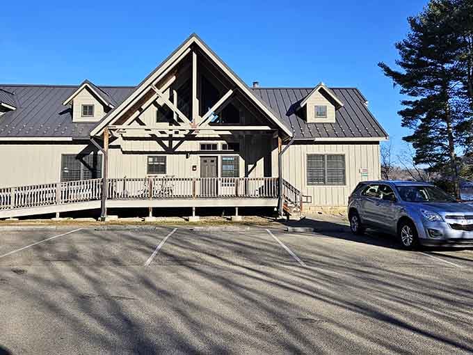 The visitor center welcomes you with that classic state park charm and all the maps you'll need.