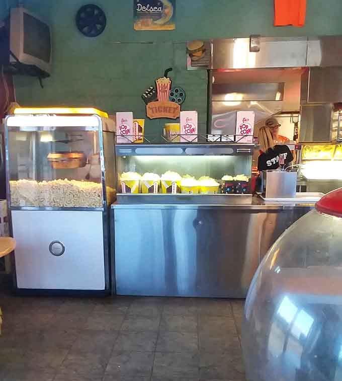 That popcorn machine has probably popped enough kernels to fill an Olympic swimming pool, and we're here for it.