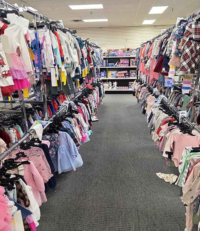 Children's clothing that lets kids be kids without parents needing a second job to afford it.