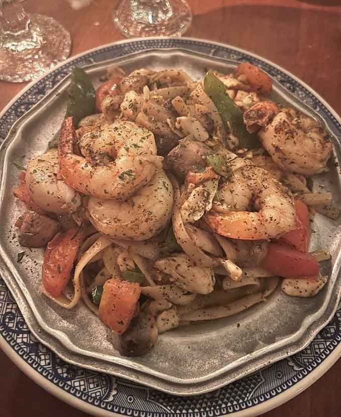 Fresh seafood prepared with care, because the ocean's bounty deserves respect even this far inland.