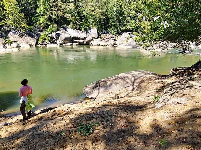 The swimming hole that makes you wonder why anyone bothers with chlorinated pools and crowded beaches.