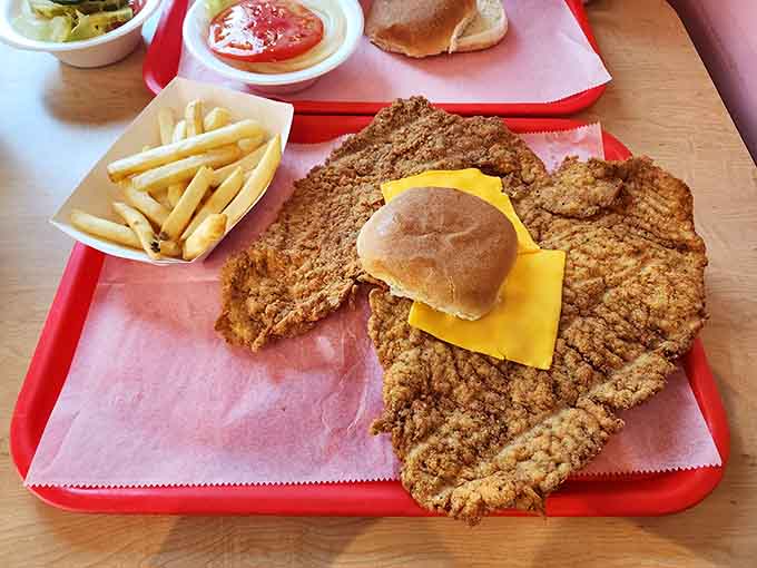 When your tenderloin arrives on a red tray, you realize you might need a bigger boat&mdash;or at least more napkins.