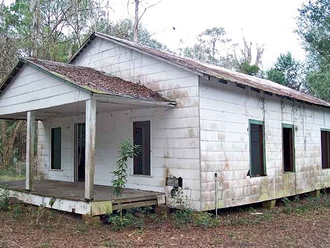This old Ellaville school building stands silent now, but you can almost hear the echoes of children's laughter from decades past.