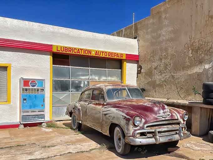 This Ford pickup truck wears its patina like a badge of honor, proving rust can be beautiful when earned honestly.
