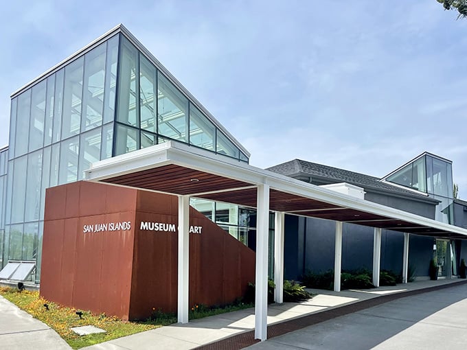 Modern architecture meets island charm, proving that art museums don't need to look intimidating to house impressive collections inside.