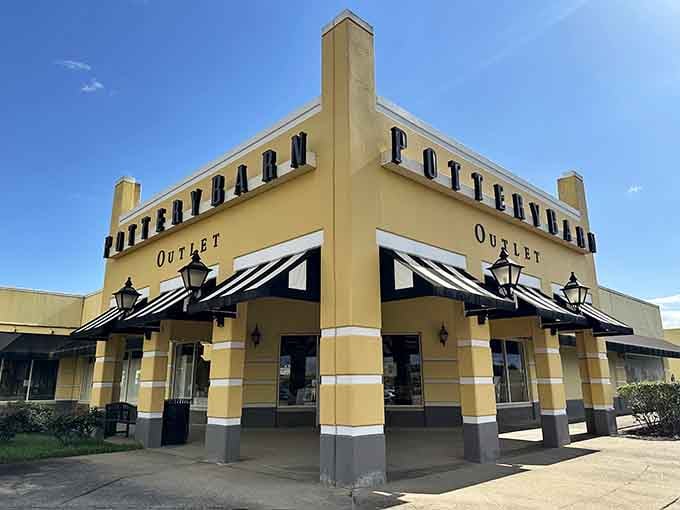 The Pottery Barn Outlet stands ready to transform your living room without emptying your retirement fund completely.