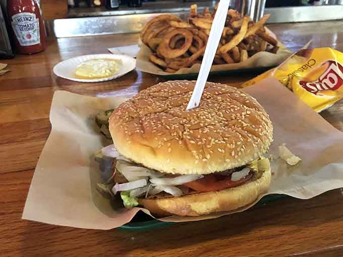 When they say jumbo, they mean business &ndash; this burger requires both hands and zero shame.