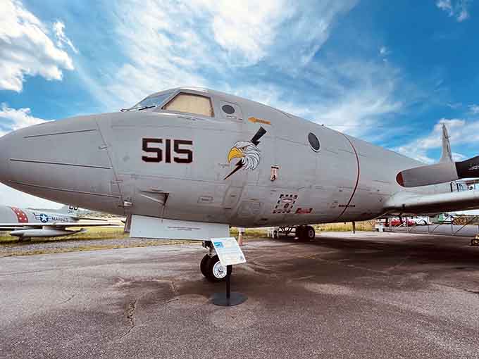 The Hickory Aviation Museum showcases real aircraft that actually flew missions, not just corporate jets dodging taxes.