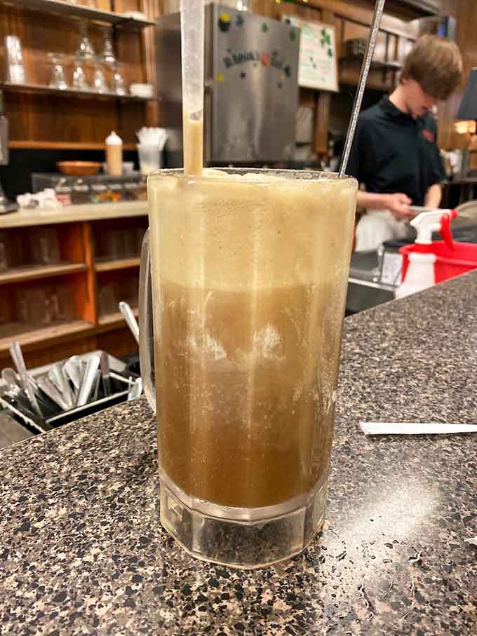 Root beer and vanilla ice cream unite in creamy, fizzy harmony that's been perfecting itself for generations.