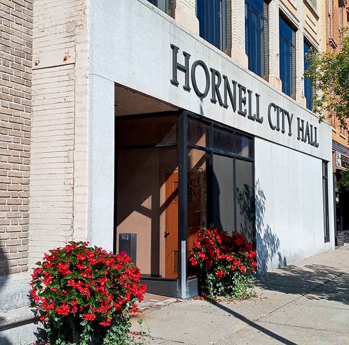 City Hall stands proud, reminding everyone that civic pride doesn't require a skyscraper or a celebrity mayor.