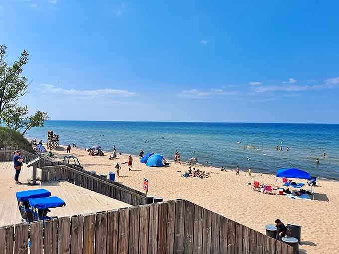Summer days when the beach fills up but somehow still feels like your personal paradise.