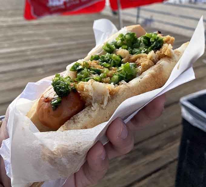 Sometimes the simplest-looking dogs pack the most surprising flavors, and this one delivers beautifully.